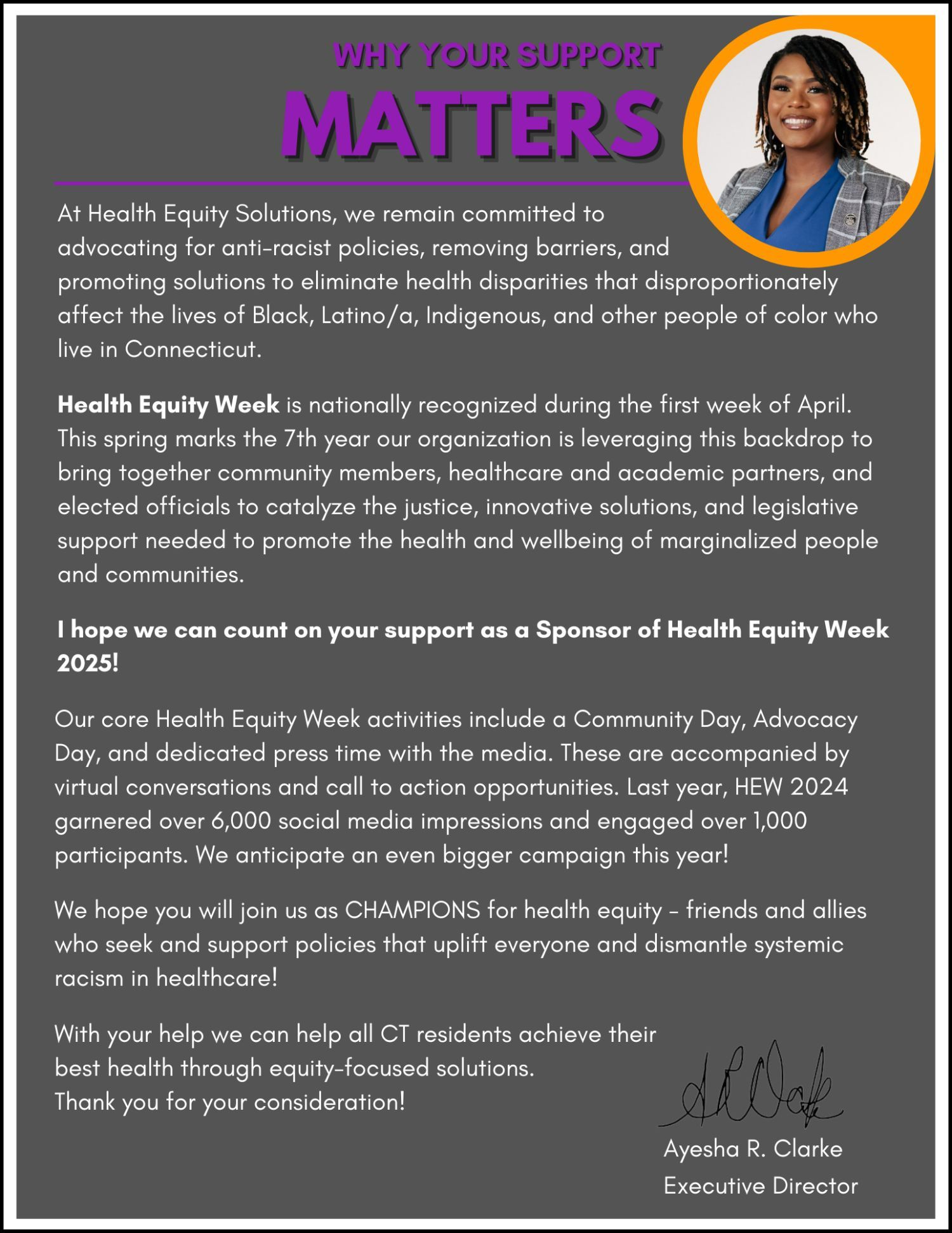 HES Health Equity Week Campaign Landing Page